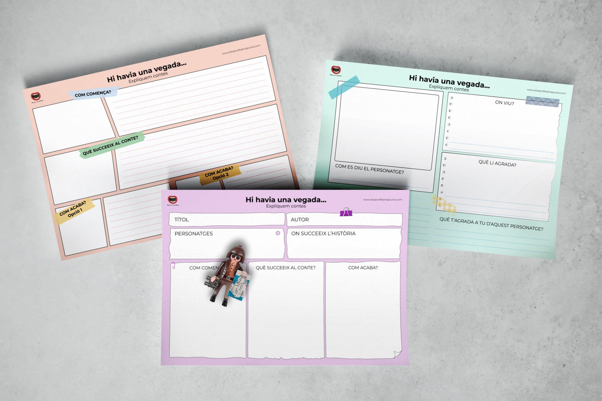 Érase una vez… Plantilla para crear cuentos | Profes en Apuros