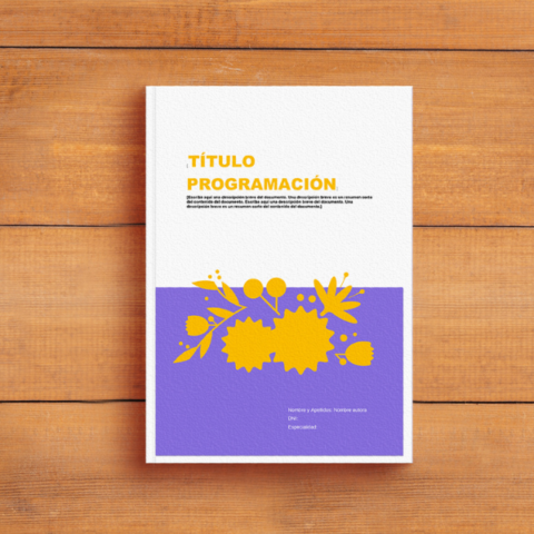 Plantilla Word para programación | Profes en Apuros