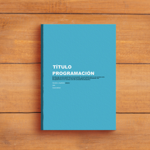 Plantilla Word para programación | Profes en Apuros